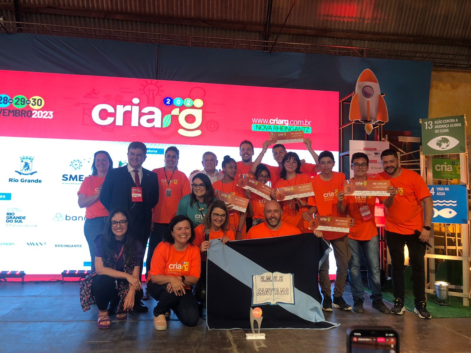 Making Colors da Escola Barão de Cêrro Largo vence CriaRG 2023 | Rio Grande | Grupo Oceano