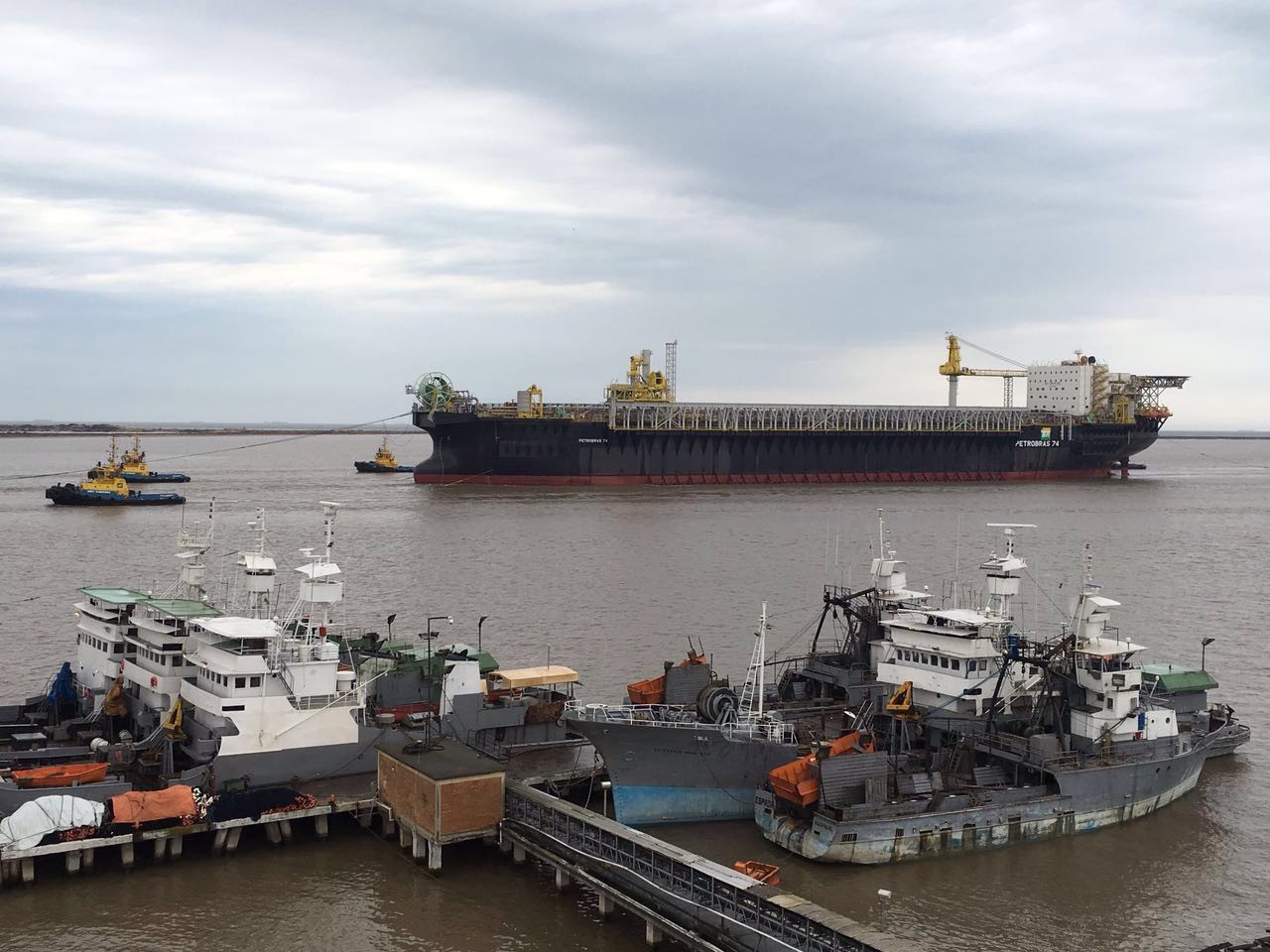 Casco da Plataforma P-74 está em SJN | Zona Sul | Grupo Oceano